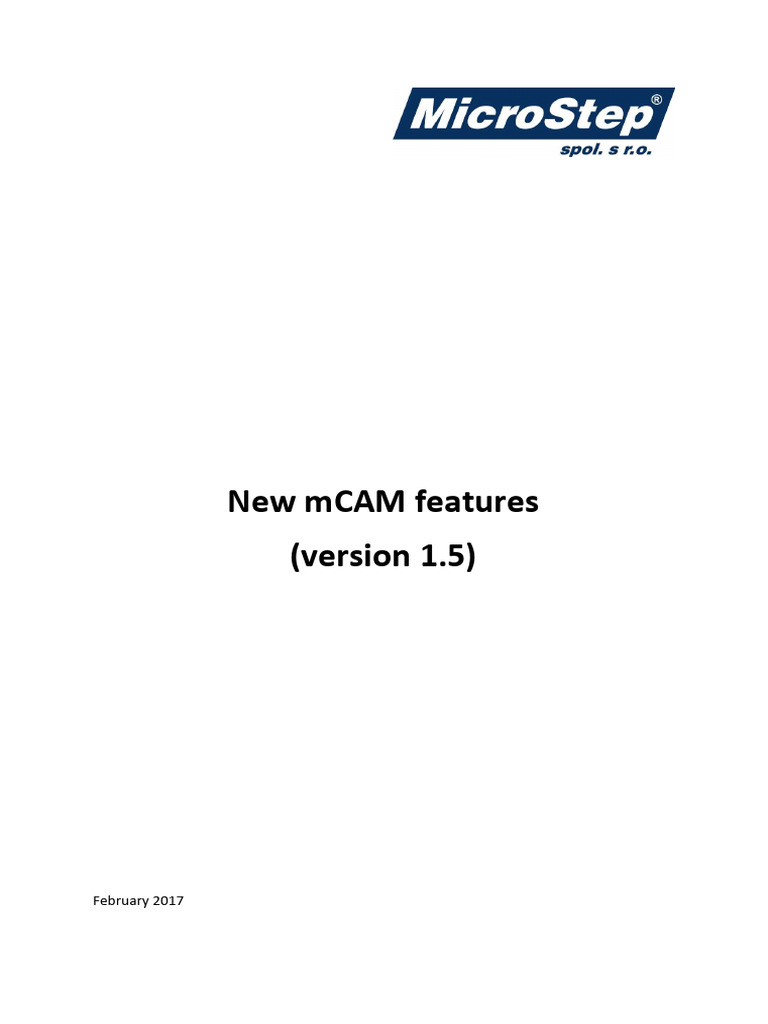 Mcam English New Features 1 5 | PDF | Coordinate System | Numerical Control