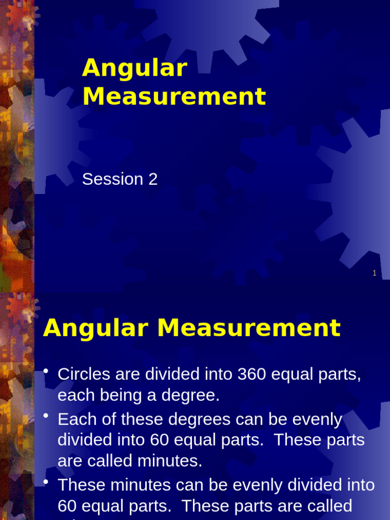 Angular Measurement | PDF | Elementary Geometry | Geometric Measurement