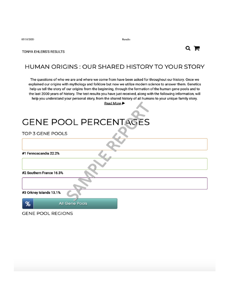 GPS Origins Sample Report | PDF