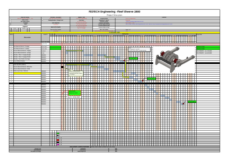 Timing Plan Fleet Sheeve 2800 Assy Rev 01 03-03-2023 | PDF | Crafts ...