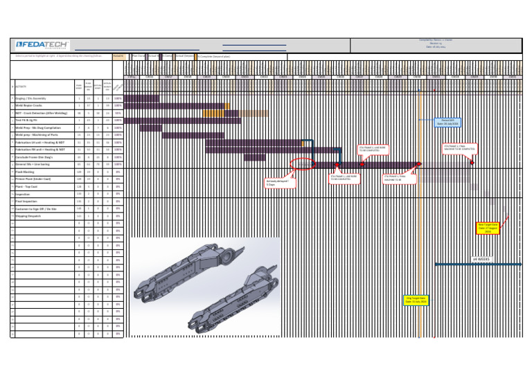 Fedatech Timing Plan 4100 Side Frames Rev 13 26-07-2024 | PDF ...