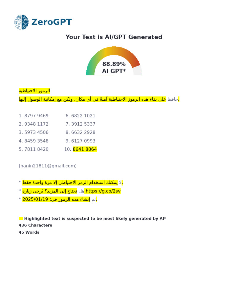 Zerogpt: Your Text Is Ai/Gpt Generated | PDF