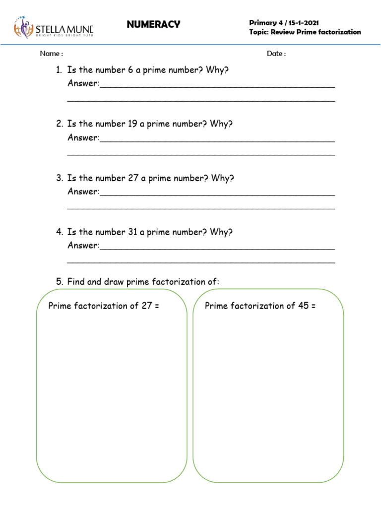 15 January - Numeracy P4 | PDF