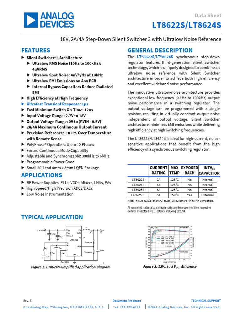 lt8622s 24s Revb | PDF | Resistor | Amplifier