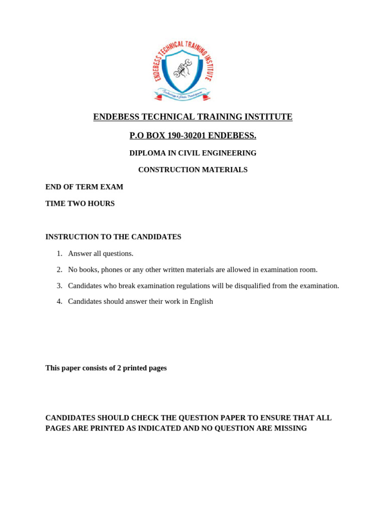 Dce Mod 1. Materials | PDF