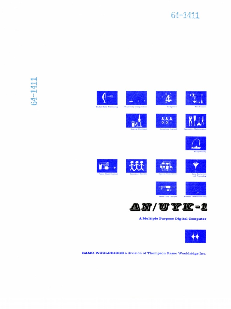 Ramo-Wooldridge AN/YUK-1 Multi-Purpose Digital Computer Manual | PDF | Instruction Set | Subroutine