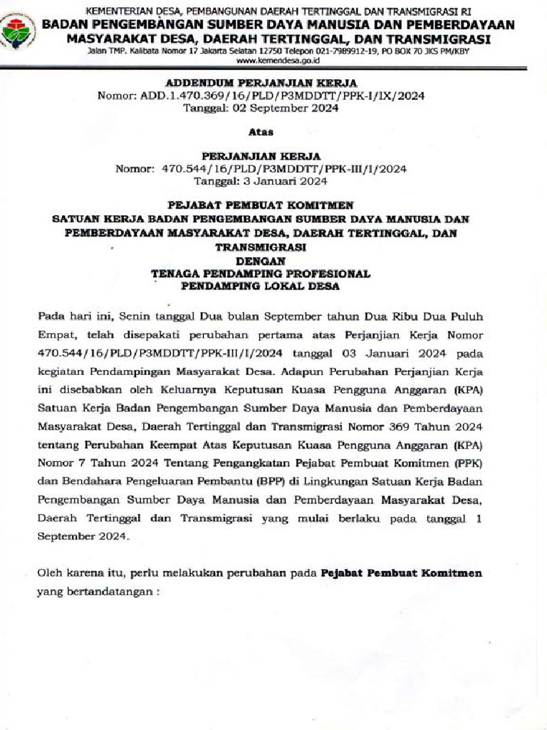 KONTRAK KERJA PLD TAHUN 2024 GERI RAWANGGA-compressed | PDF