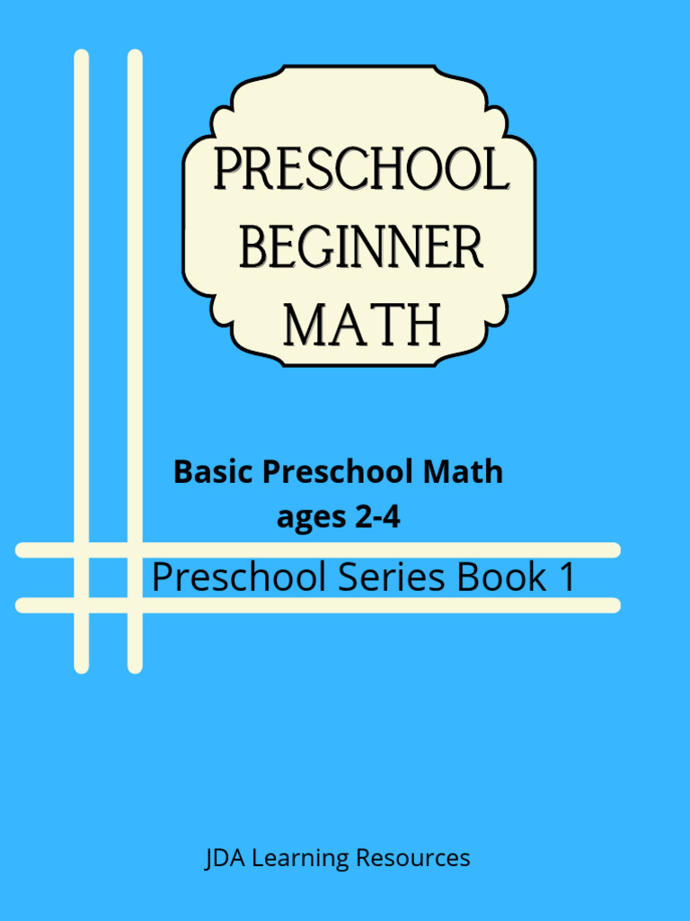 Preschool Beginner Math Workbook | PDF