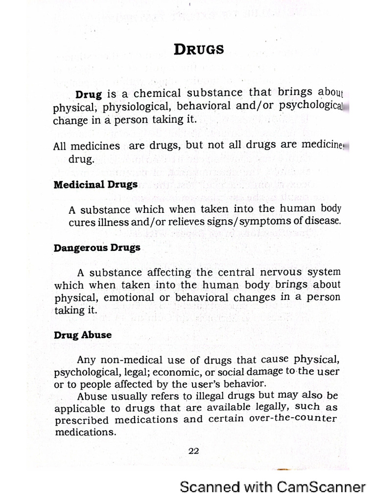 Intro To Drugs (Part 1) | PDF