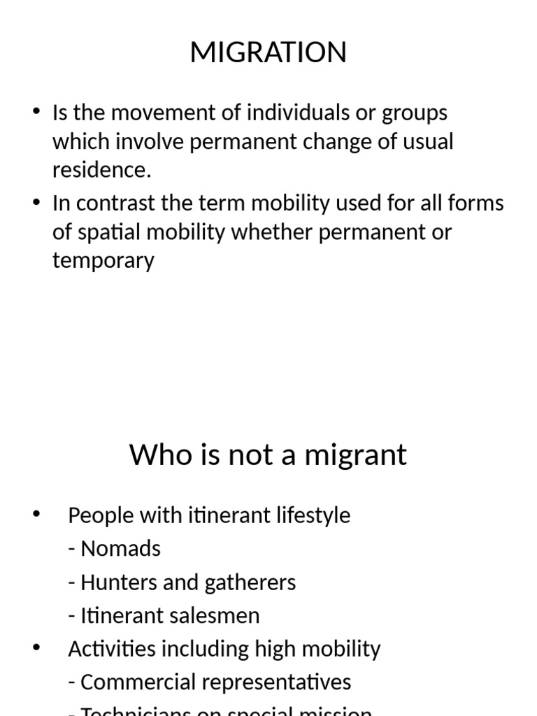 LECTURE 5 Migration | PDF | Human Migration | Economies
