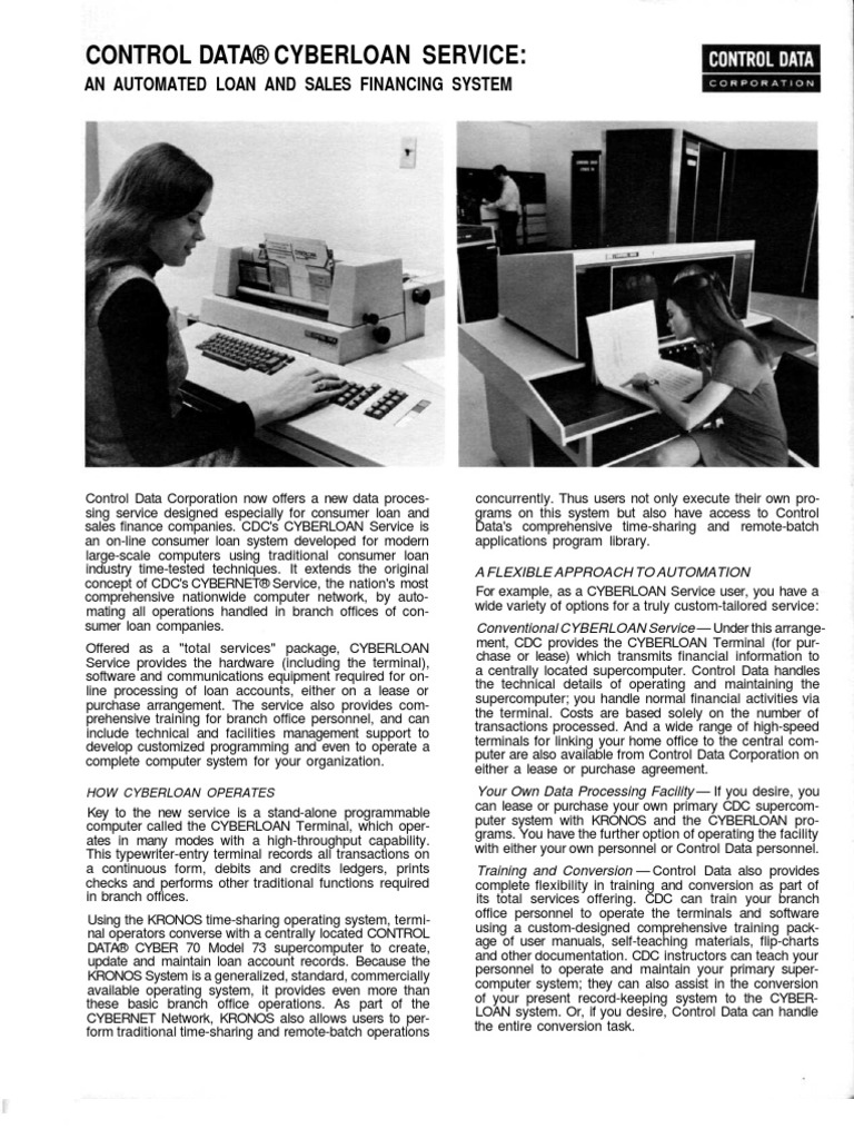 CDC Acm 72 | PDF | Operating System | Computer Terminal