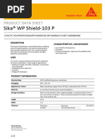 Sikashield w159 Ed15mm | PDF | Adhesive | Polyethylene