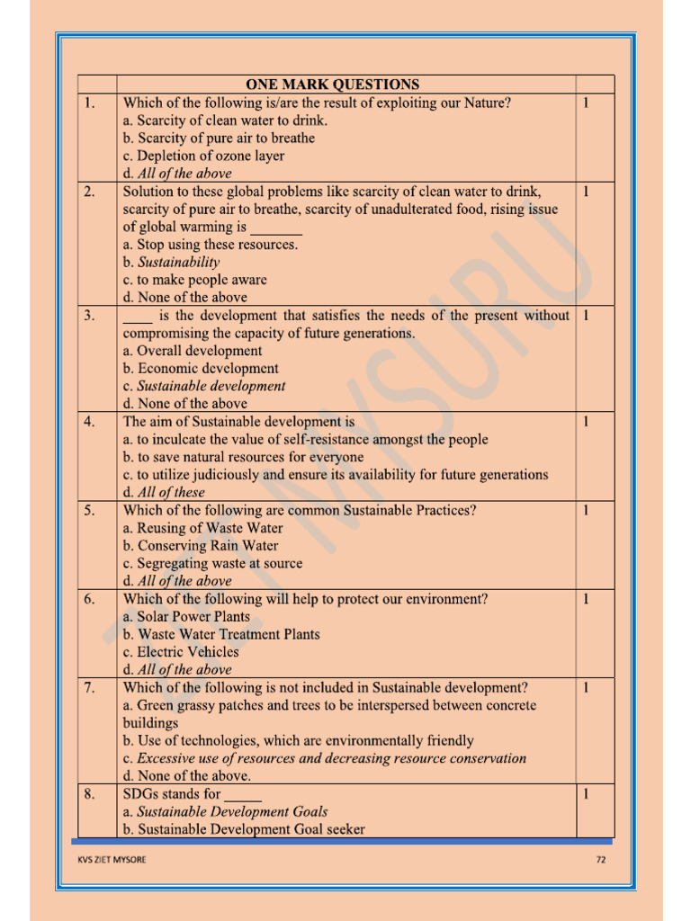 Class-10 GREEN SKILL | PDF