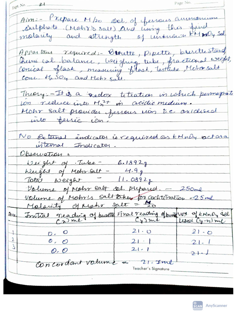 Titration Reading and Test of Protein | PDF
