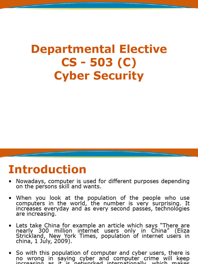 Lecture Handouts | PDF | Cybercrime | Security Hacker