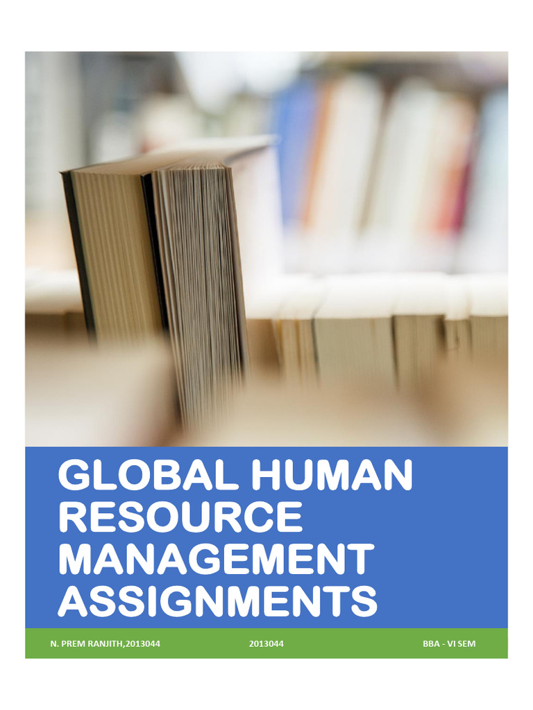 Global Human Resource Management | PDF | Recruitment | Compensation And ...