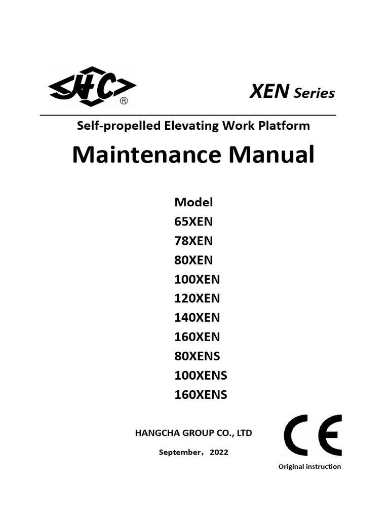 XEN Maintenance manual 2022年9月 | PDF | Screw | Safety