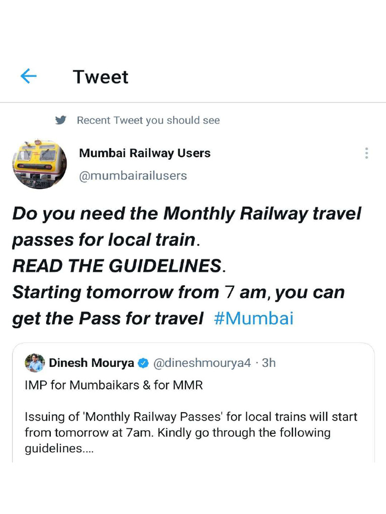 Guidelines To Get Travel Pass Railway | PDF
