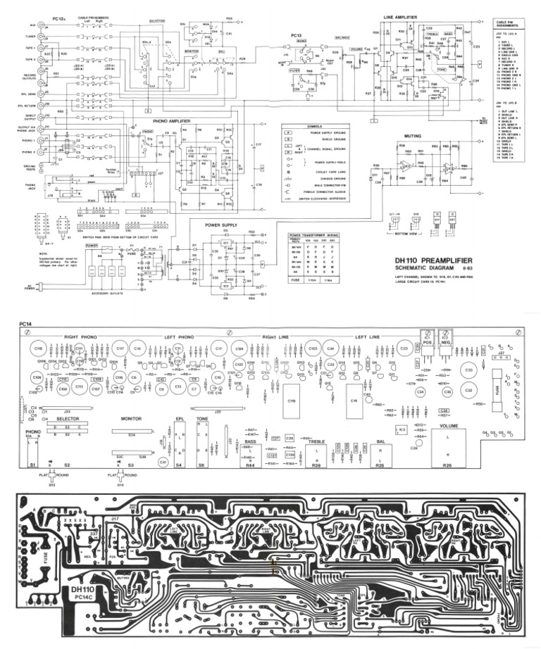 Hfe Hafler Dh-110 Schematic en | PDF