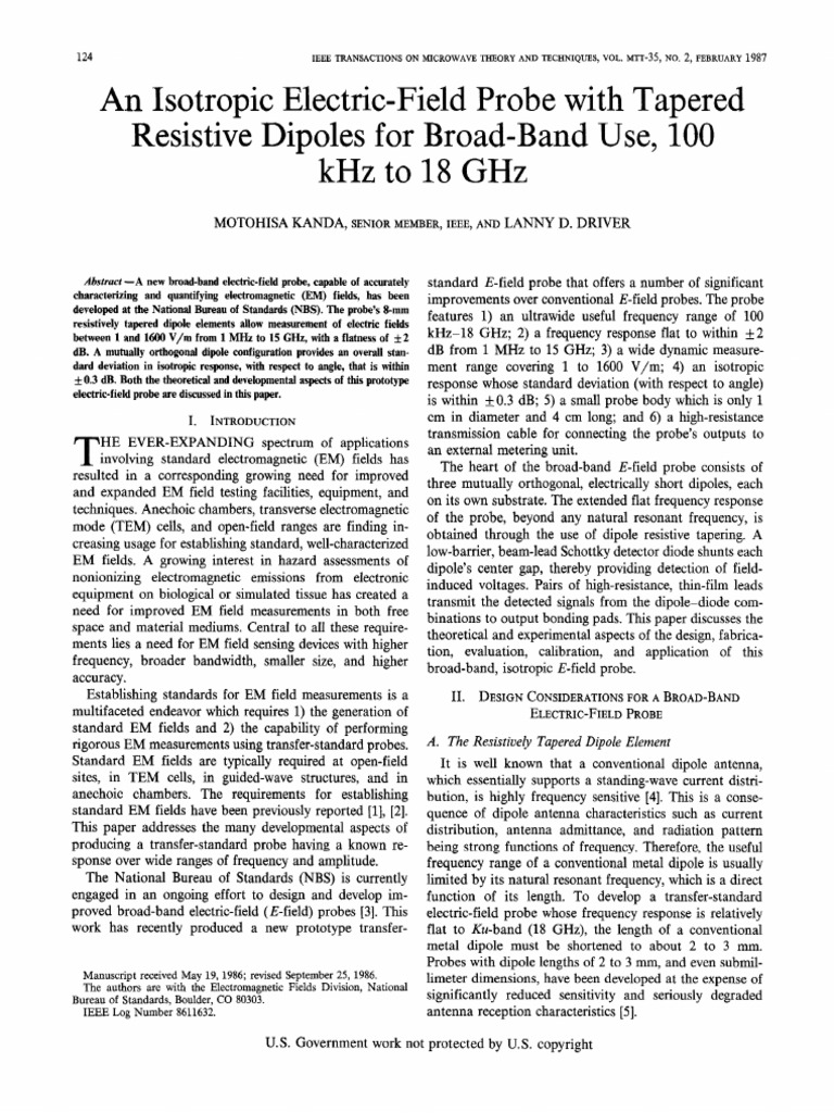 1987_An Isotropic Electric-Field Probe With Tapered Resistive Dipoles ...