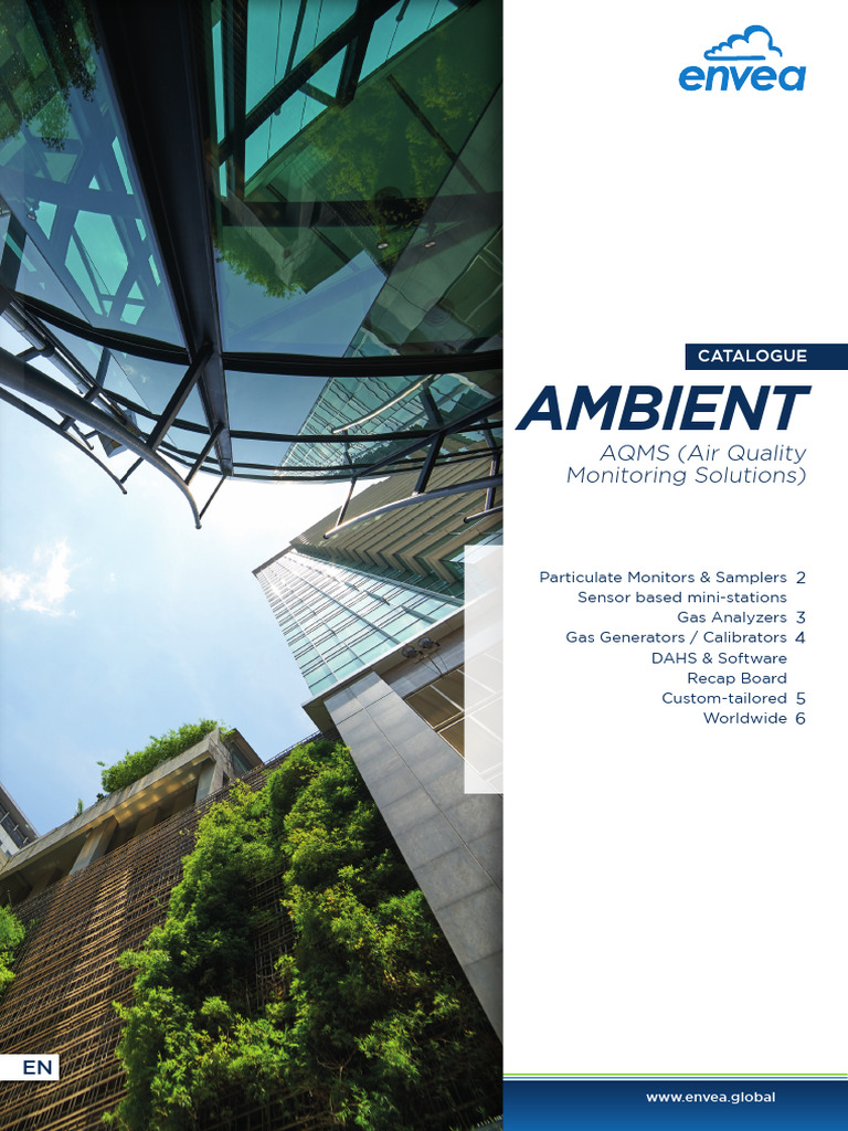 Envea Catalogue Aqms Ambient Air Quality Monitoring en | PDF ...