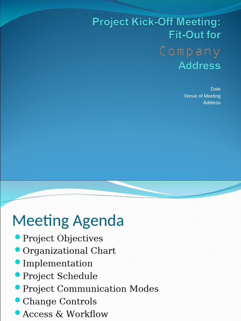 Project Kick-Off Meeting Sample | PDF | Communication