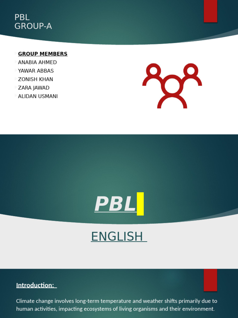 Anabia Pbl Final | PDF | Climate Change | Natural Environment