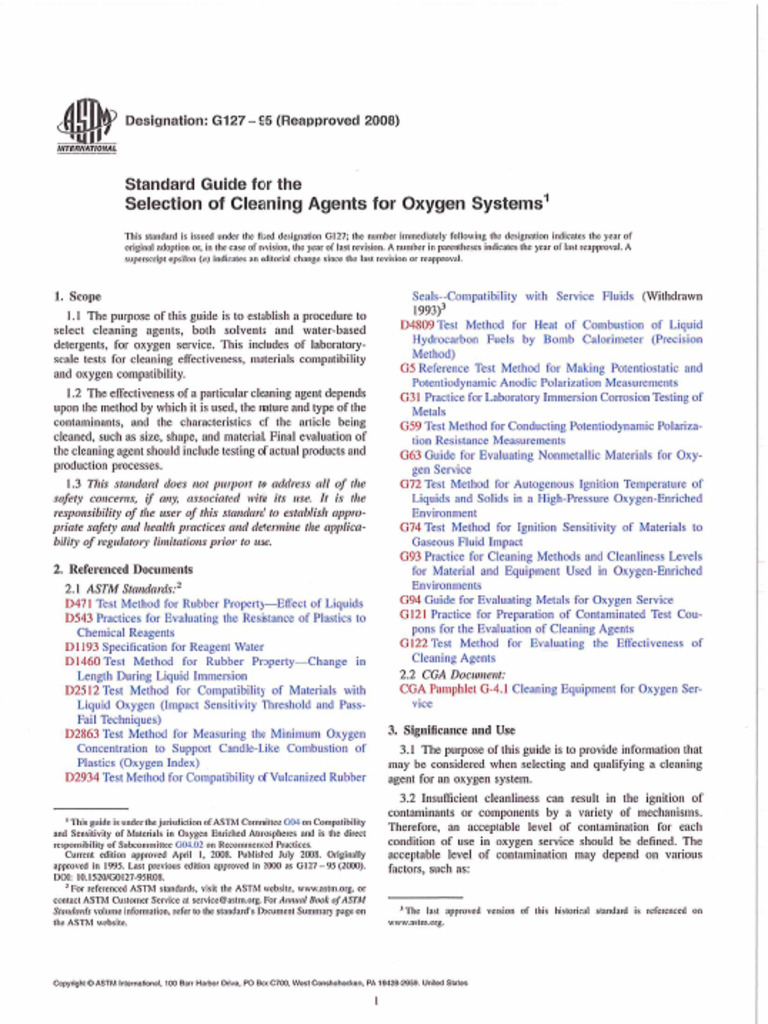Astm G127 (1175) | PDF
