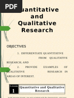 Qualitative and Quantitative Research - PPT | PDF | Quantitative Research | Qualitative Research