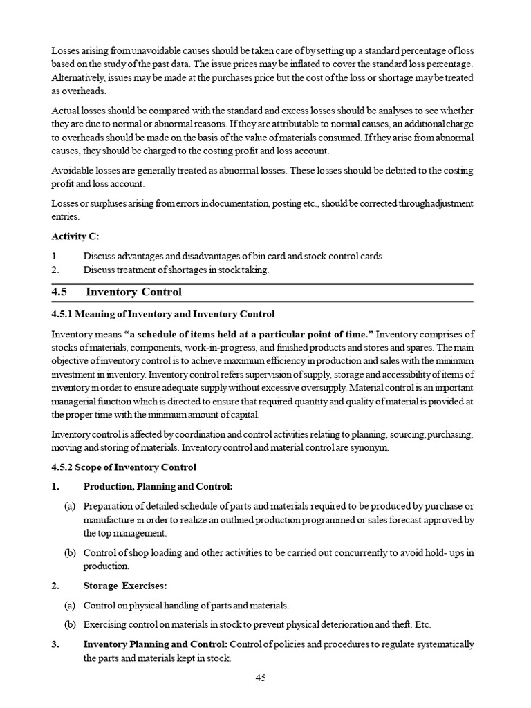Inventory Control 1 | PDF | Inventory | Economies
