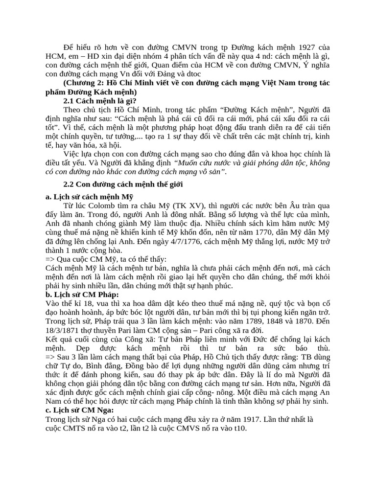 Chương 2 TTHCM | PDF