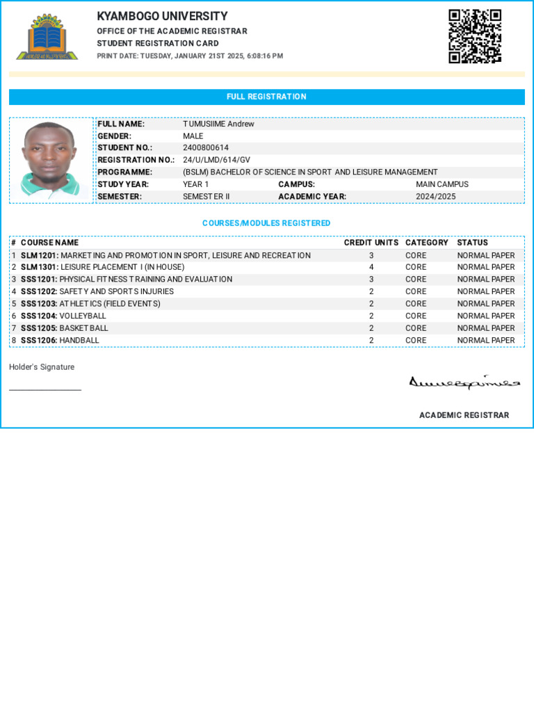 PROOF OF REGISTRATION | PDF