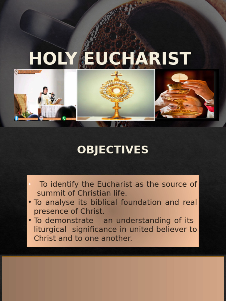 HOLY-EUCHARIST | PDF | Eucharist | Jesus