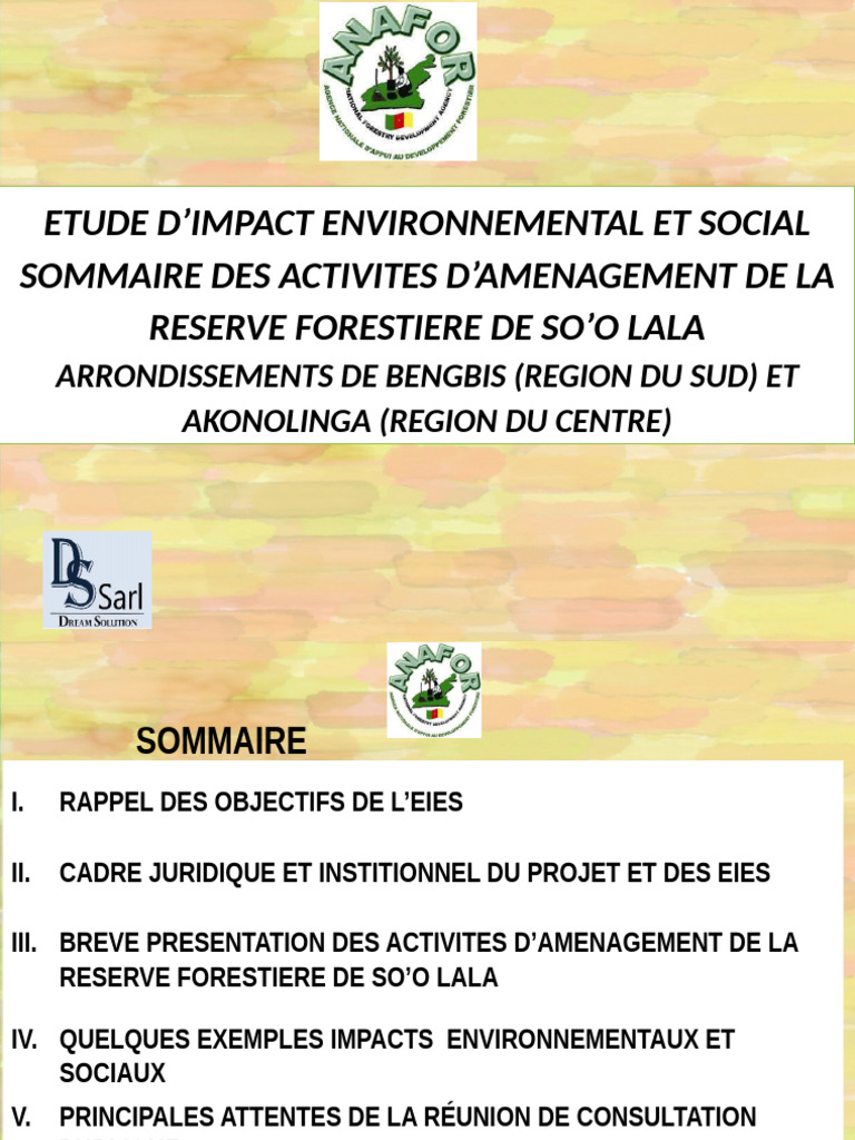 Étude d'impact de la réserve So'o Lala | PDF | Environnement naturel ...