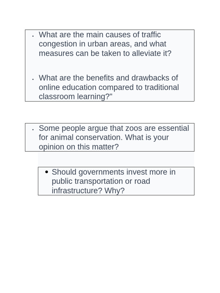 What Are The Main Causes of Traffic Congestion in Urban Areas | PDF