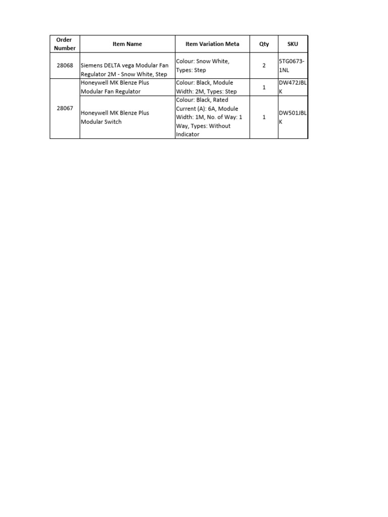 Modular Fan and Switch Regulators List | PDF