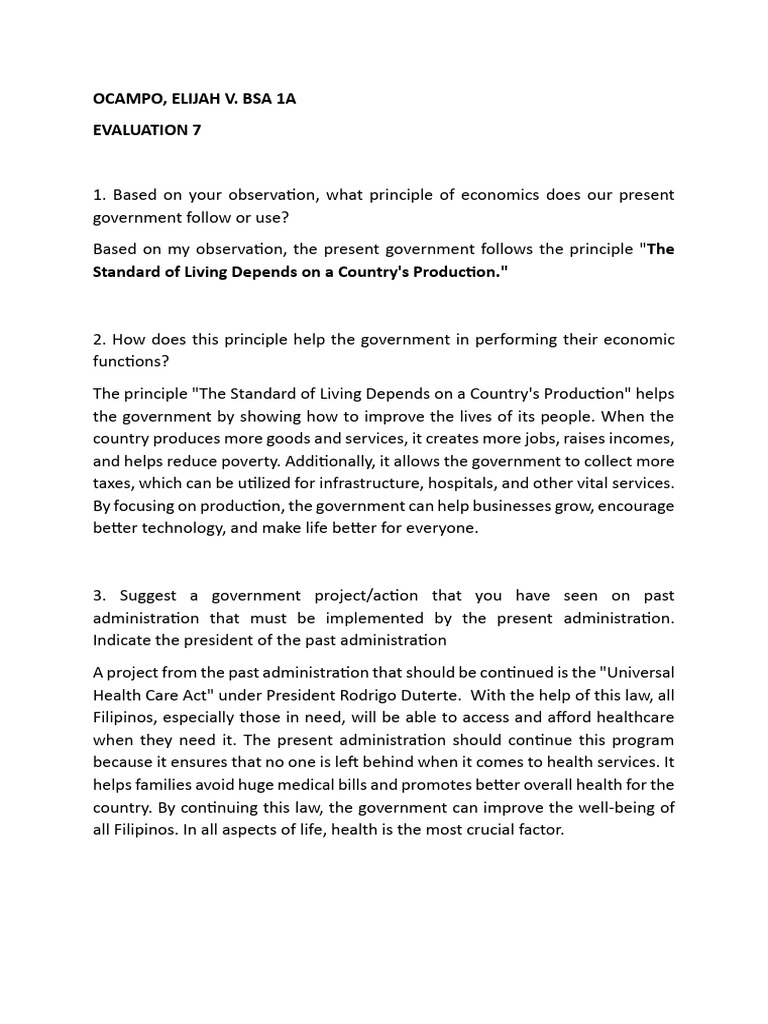 Evaluation 7 (2) | PDF