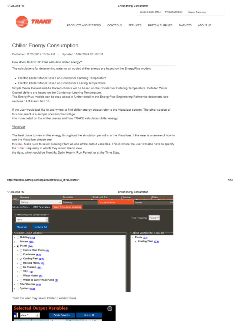 Chiller Energy Consumption | PDF | Temperature | Lift (Force)
