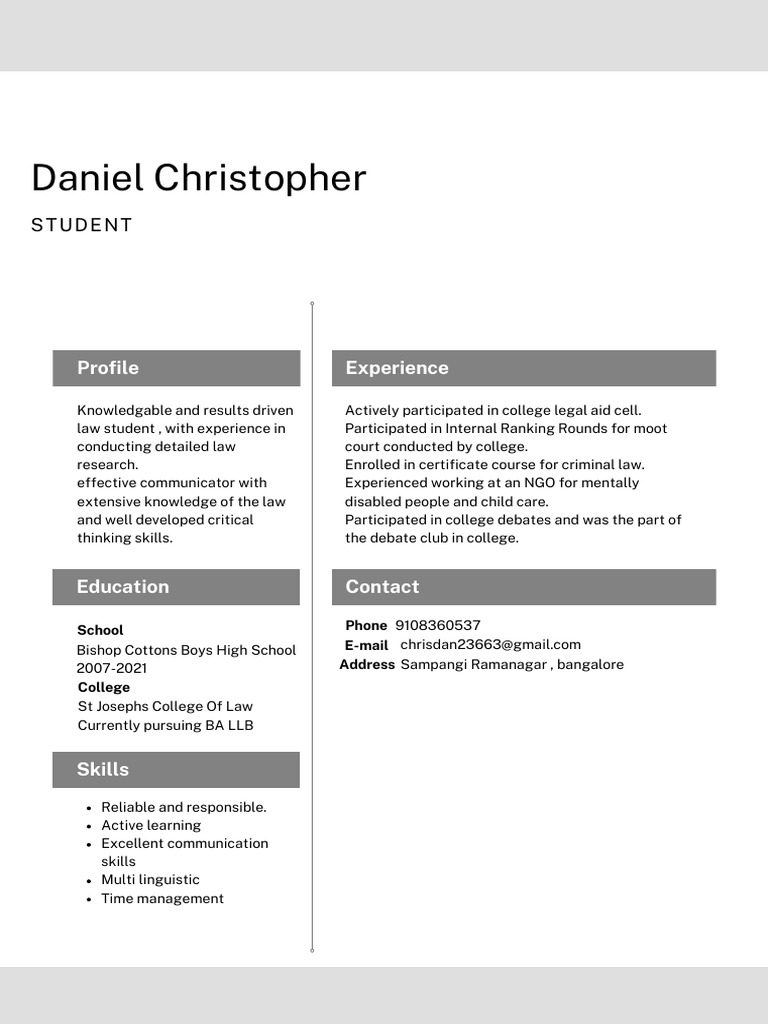 Dans Resume | PDF