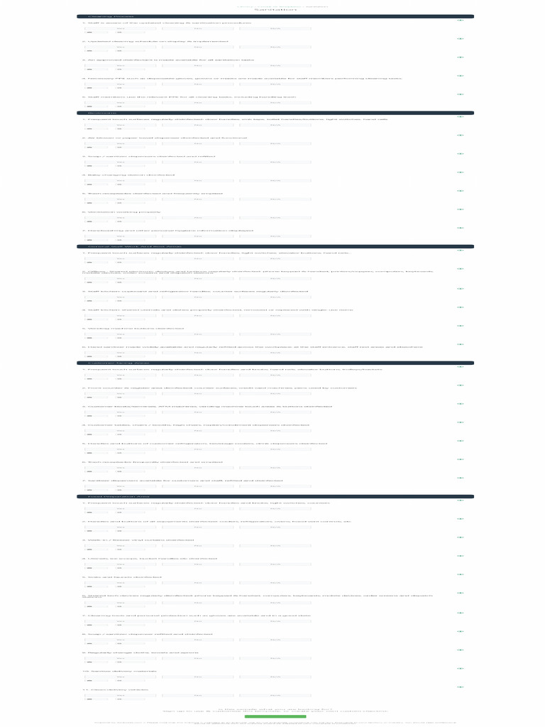 GoAudits - Sanitation (Sample) | PDF