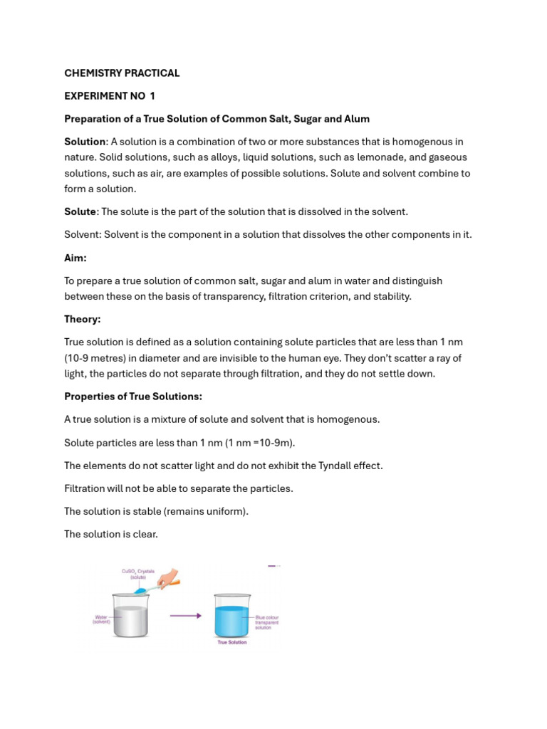 Chemistry Practical Work | PDF | Magnesium | Filtration