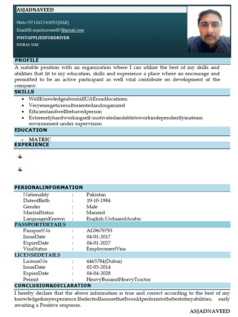 Asjad Naveed Word | PDF