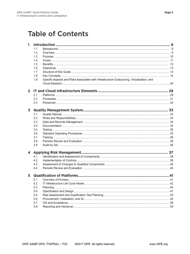 Gamp It Infrastructure Guide Toc | PDF | Virtualization | Service Level ...