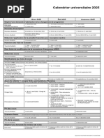 Calendrier universitaire 2024-2025 UQAT | PDF | Calendrier