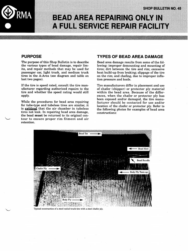 SB 45 Bead Area Repairing | PDF