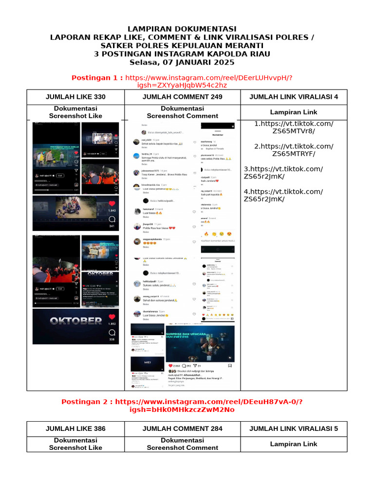 Instagram Engagement Report 2025 | PDF