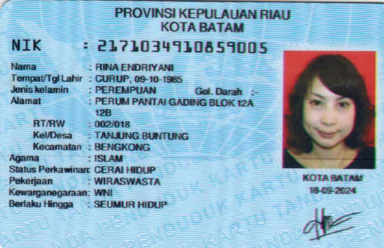 KTP Rina Endriyani | PDF