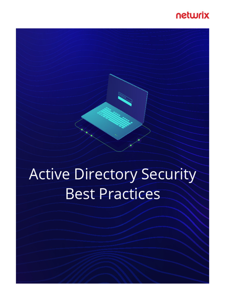 Active Directory Security Best Practices Pdf Security Computer