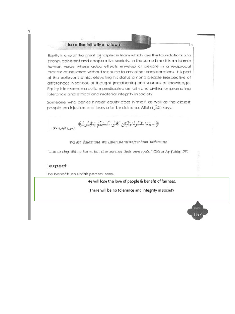 G11_Textbook Activities_Equity | PDF