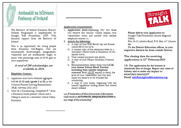 Bursary advert 2024(1) | PDF